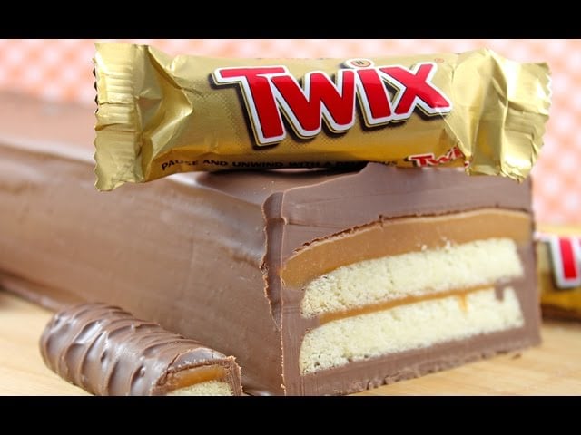 DIY Giant Twix Bar