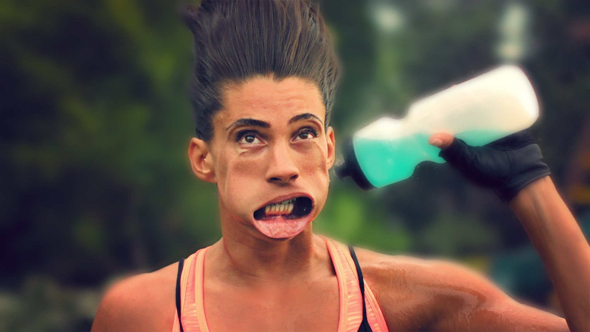 Crazy Faces in Slow Motion