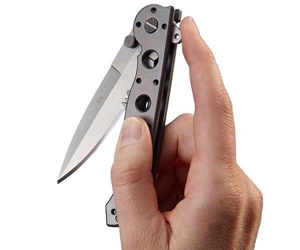 CRKT's Tiny Keychain Knife Sharpener Keeps Blades Sharp Anywhere