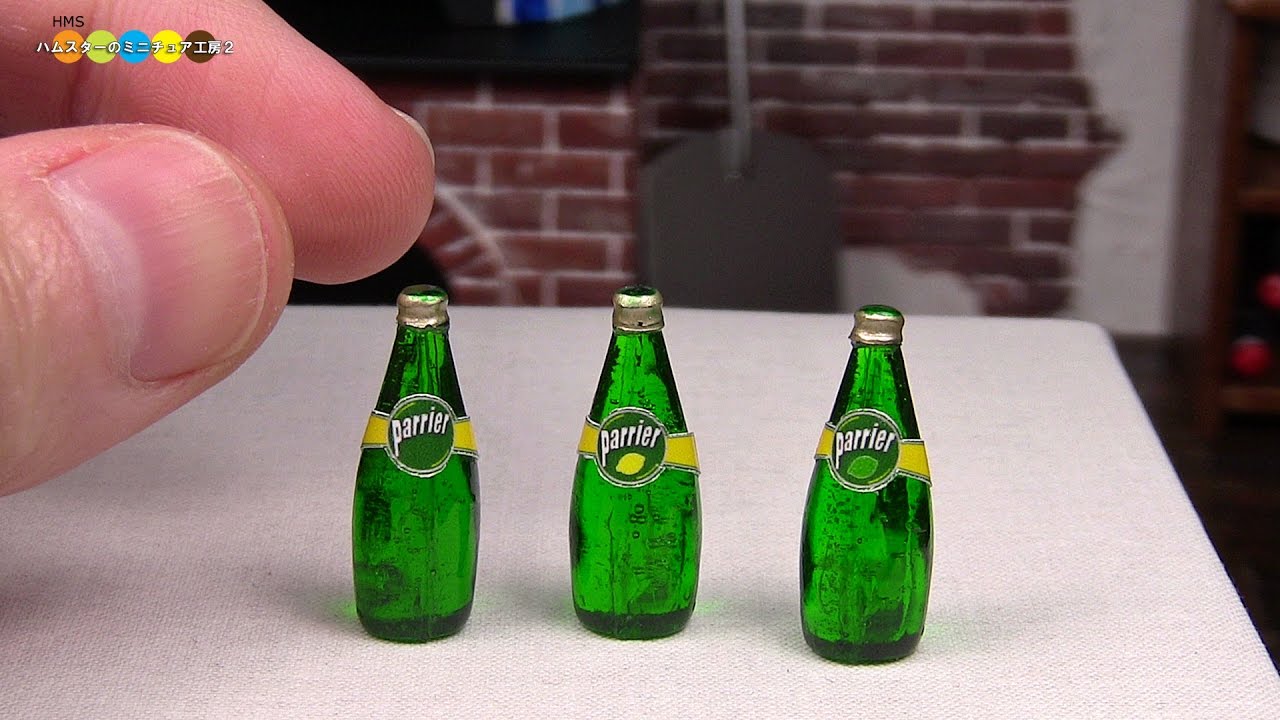 Making Mini Perrier Bottles