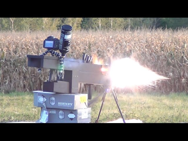An Insane Homebrew Tank with a Working Rail Gun