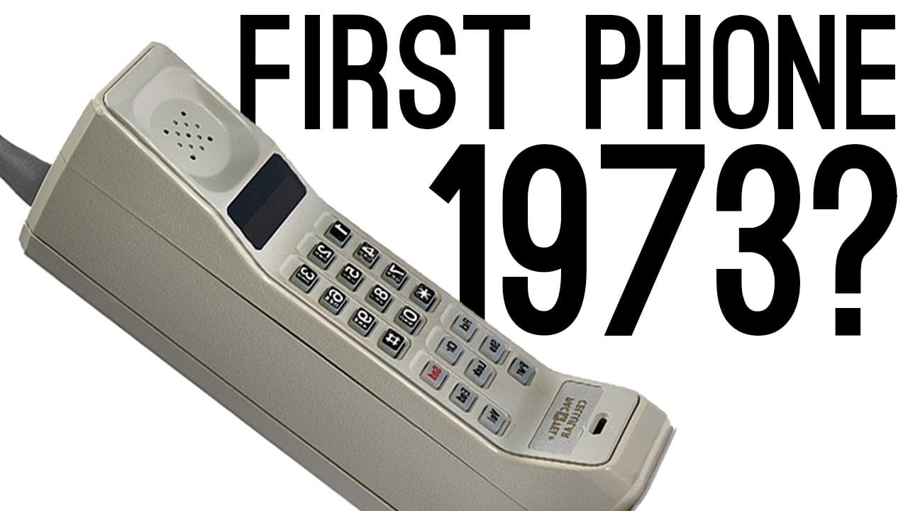 The First Mobile Phone