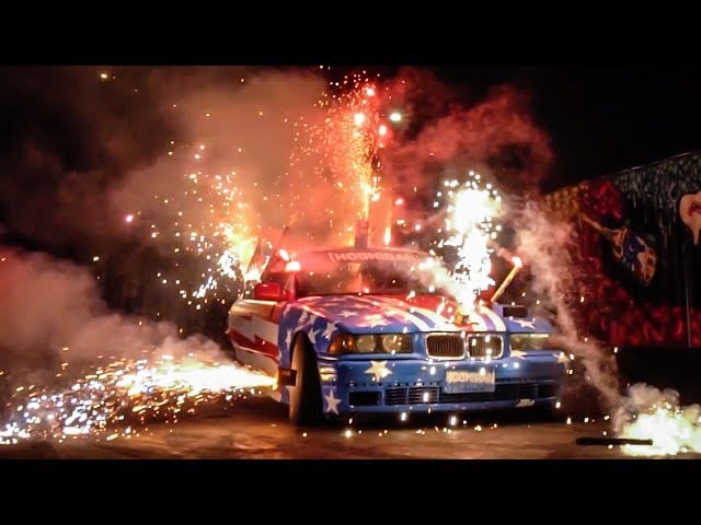 Fireworks Car