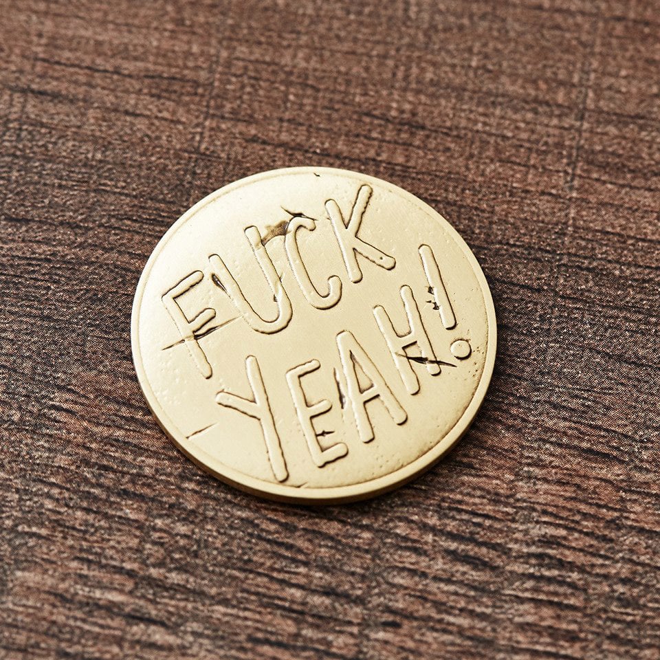Heads or Tails? Choose Your Side with the Solid Brass Decision Coin