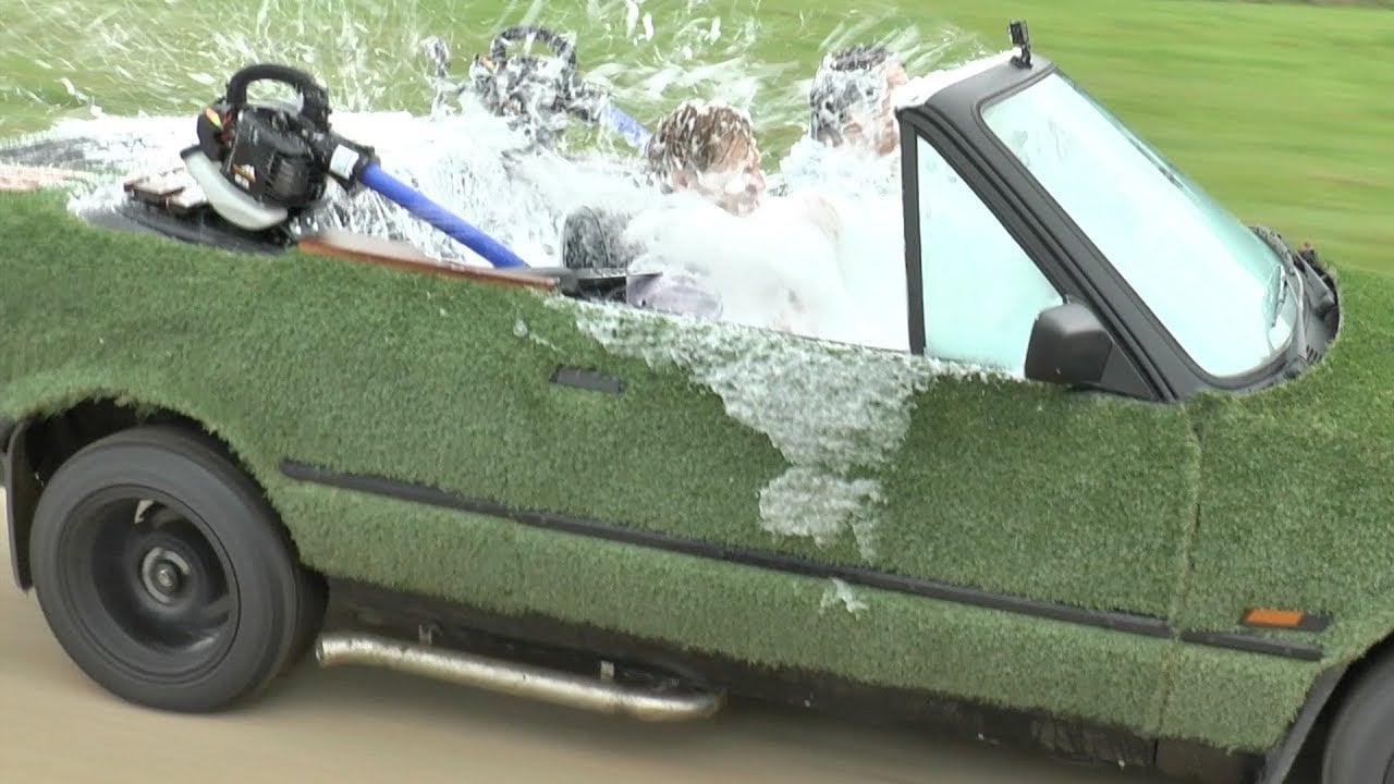 Colin Furze Drives His Hot Tub Car, and Hilarity Ensues