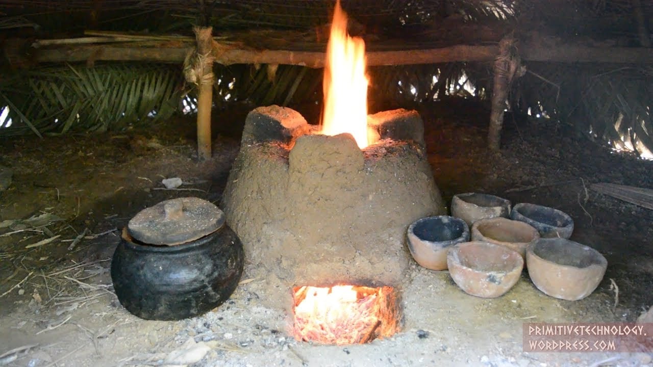 Primitive Technology: Pottery and Stove