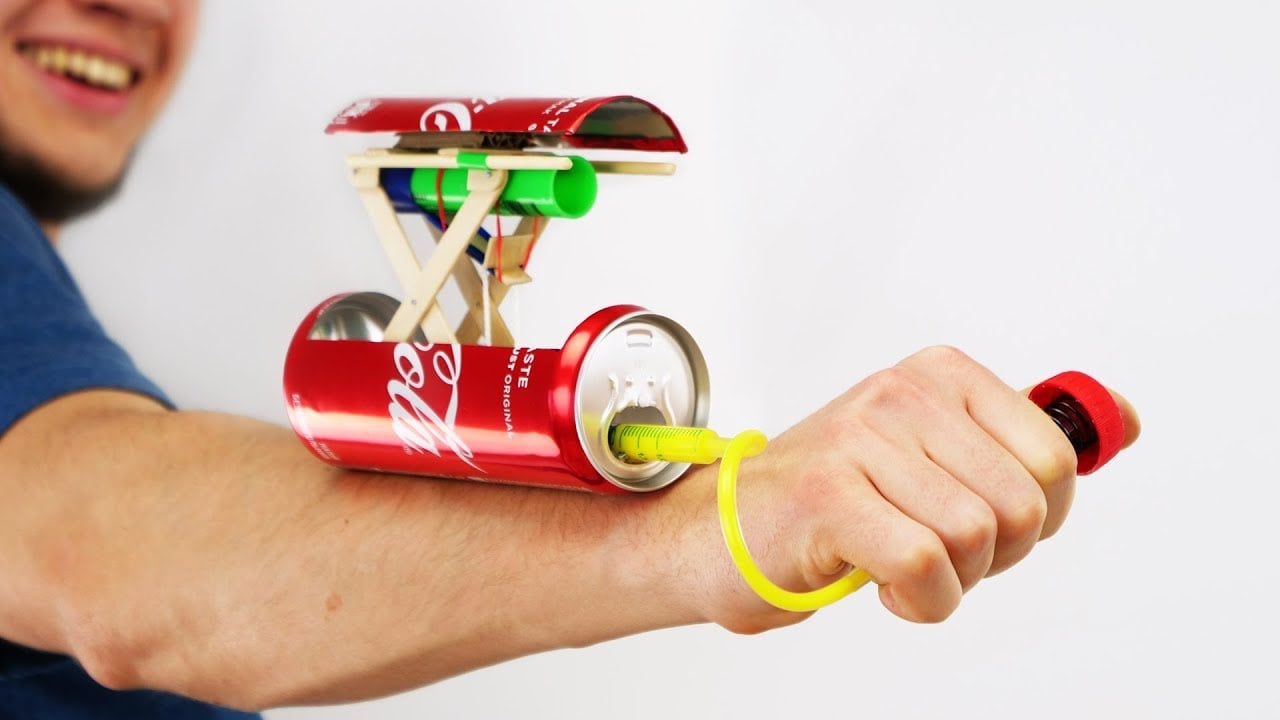 DIY Coke Can Dart Gun