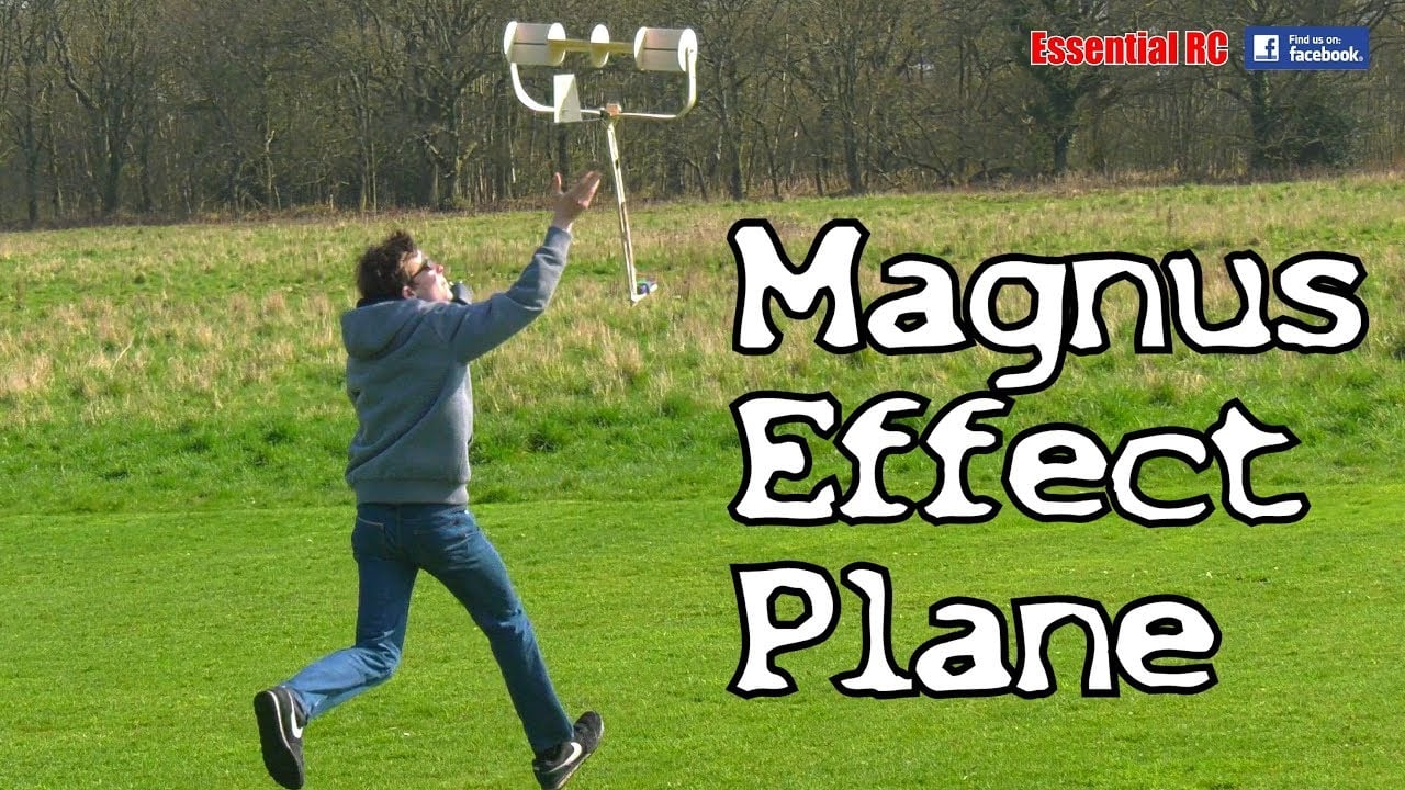 This Amazing R/C Plane Flies Using the Magnus Effect