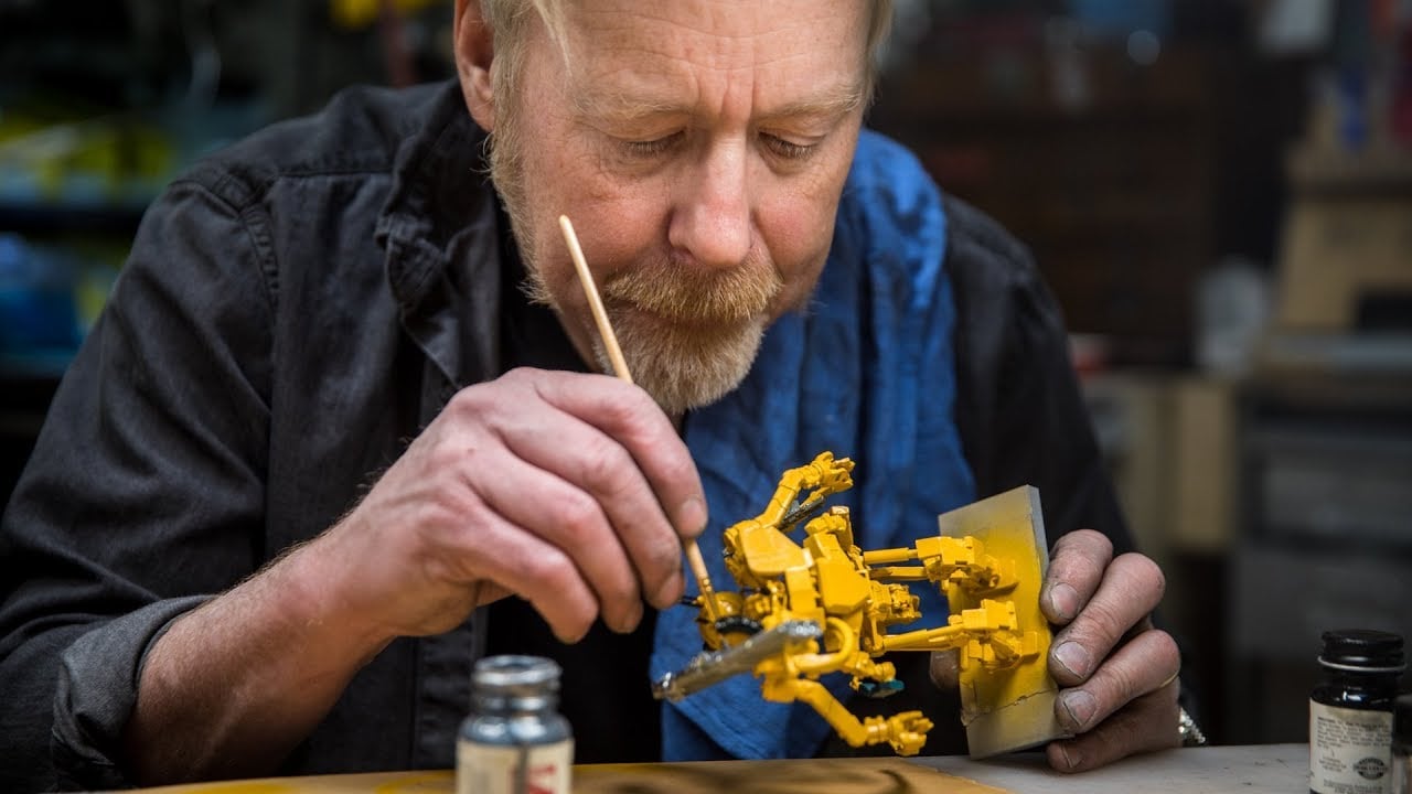 Adam Savage Kit-bashes a Robot Sculpture