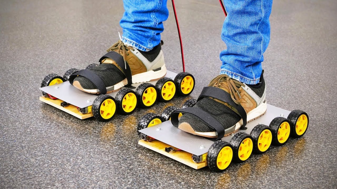 These DIY Electric Skates are Like R/C Tanks for Your Feet
