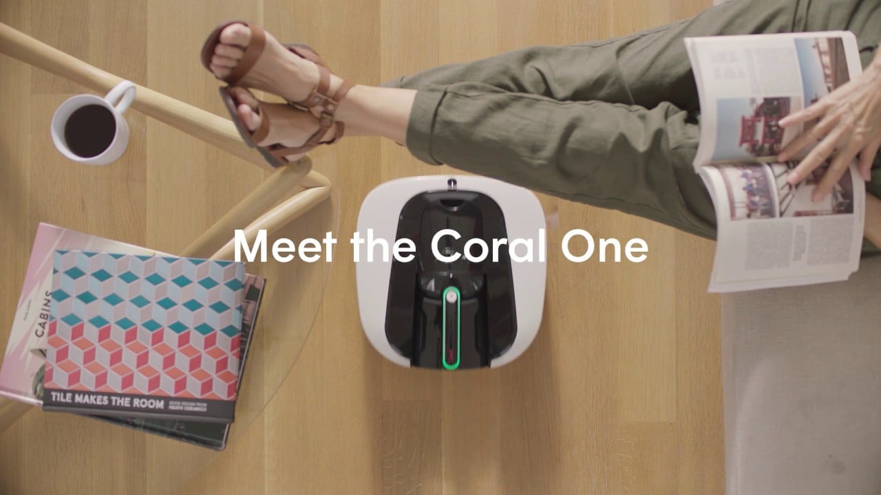 The Coral One Vacuum Cleaner Robot Doubles as a Handheld Vacuum
