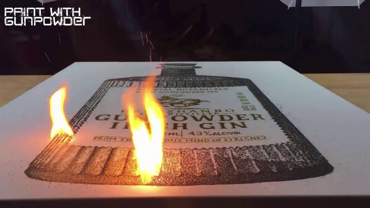 Painting with Gunpowder