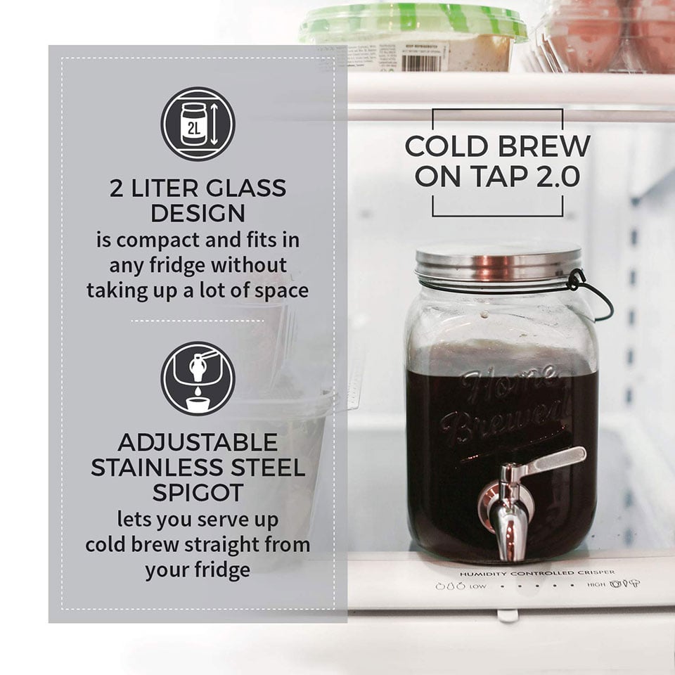 This Jar Lets You Make, Store, and Serve a Full Week's Worth of Cold ...