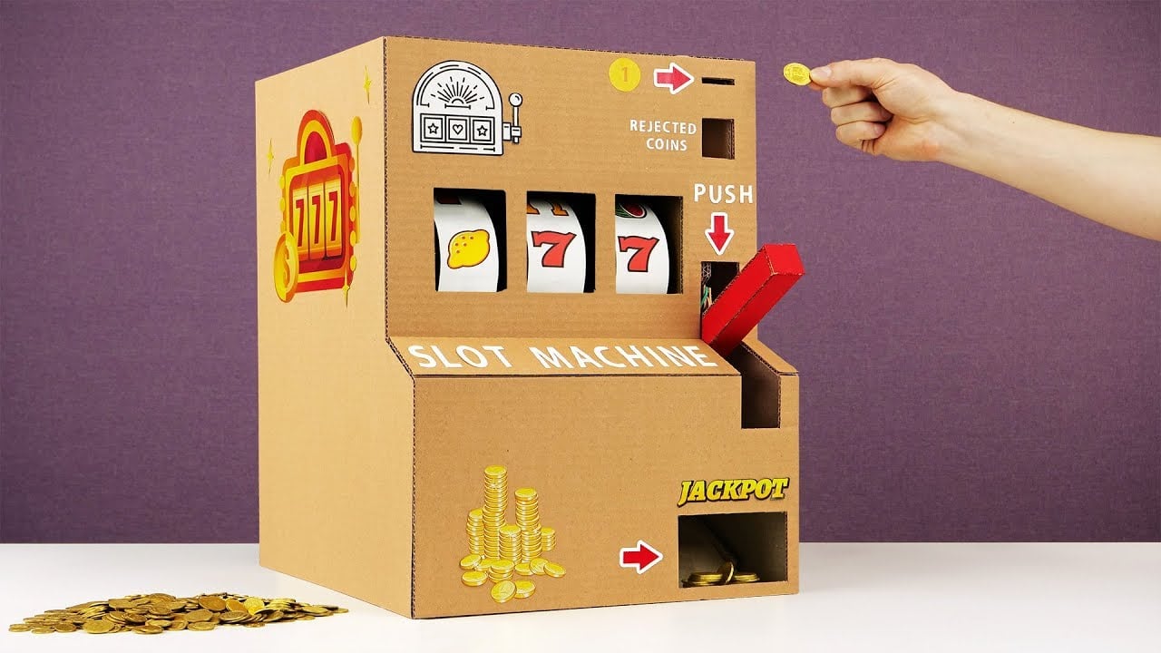 Check out a Working Cardboard Slot Machine and Other Fun Inventions