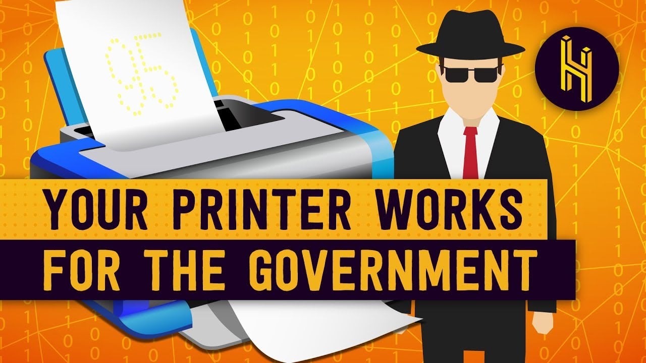 How Color Printers and Copiers Put a Secret Tracking Code on Every Page