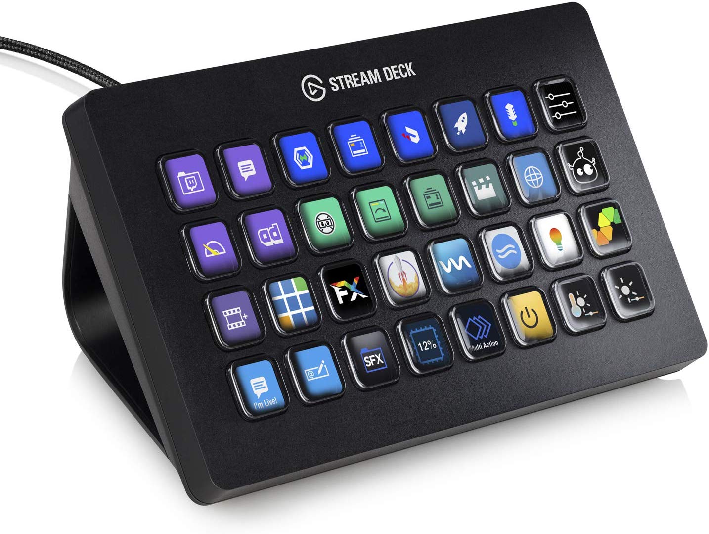 Elgato Stream Deck XL Has 32 Fully-Programmable LCD Key Faces Elgato Stream Deck XL Has 32 Fully-Programmable LCD Key Faces