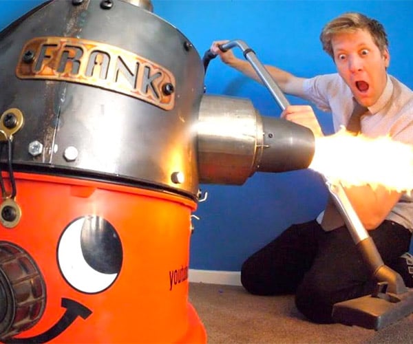 Colin Furze Made a Jet-powered Vacuum Cleaner