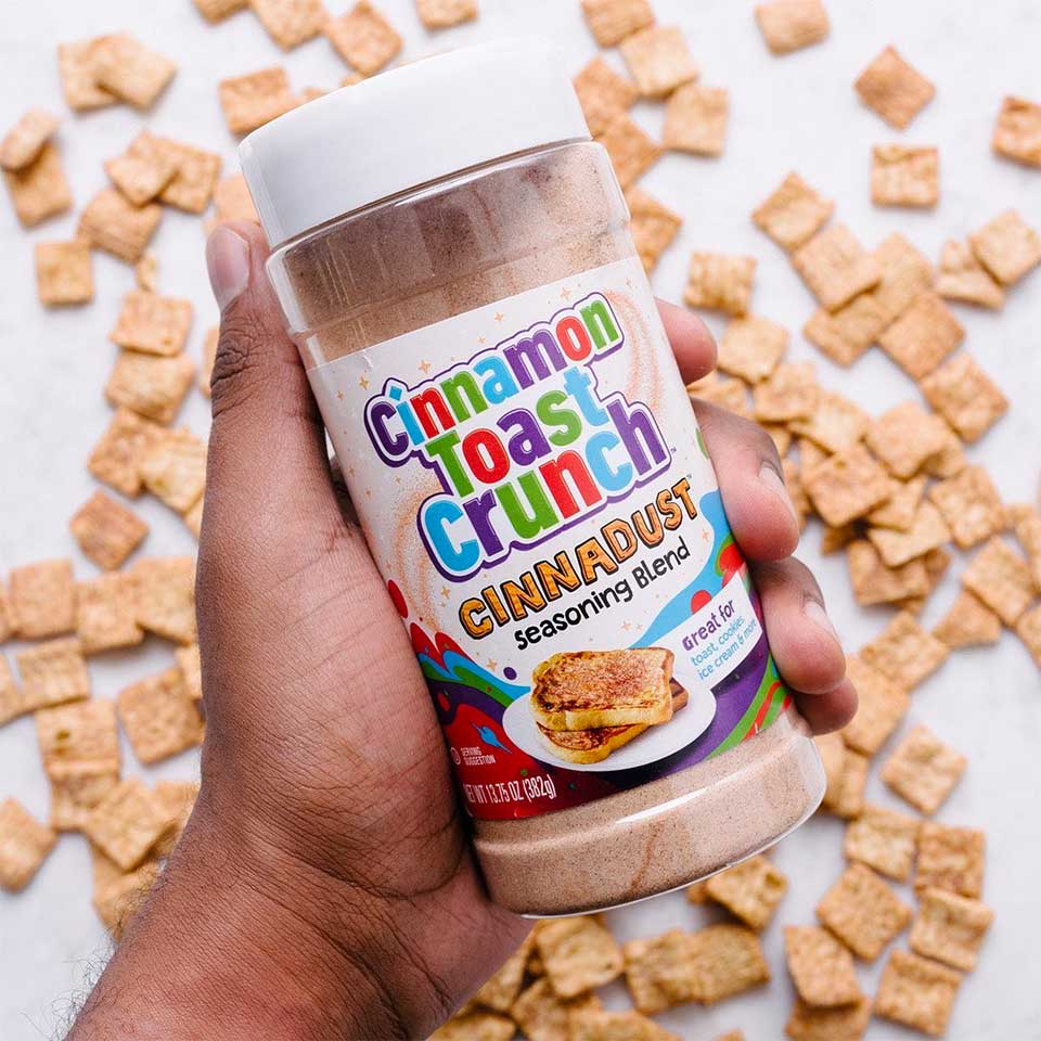 Cinnadust Lets You Sprinkle Cinnamon Toast Crunch Flavor on Everything Cinnadust Lets You Sprinkle Cinnamon Toast Crunch Flavor on Everything