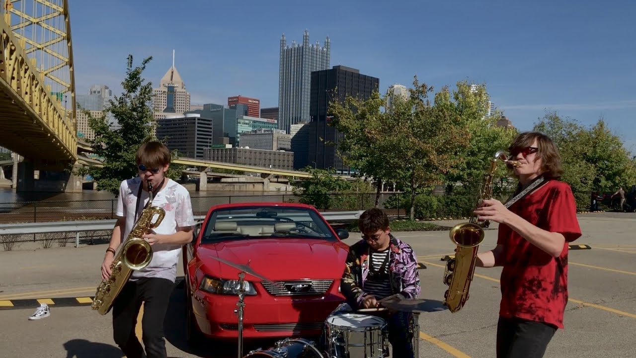 Saxophone Accompaniment for Car Alarm