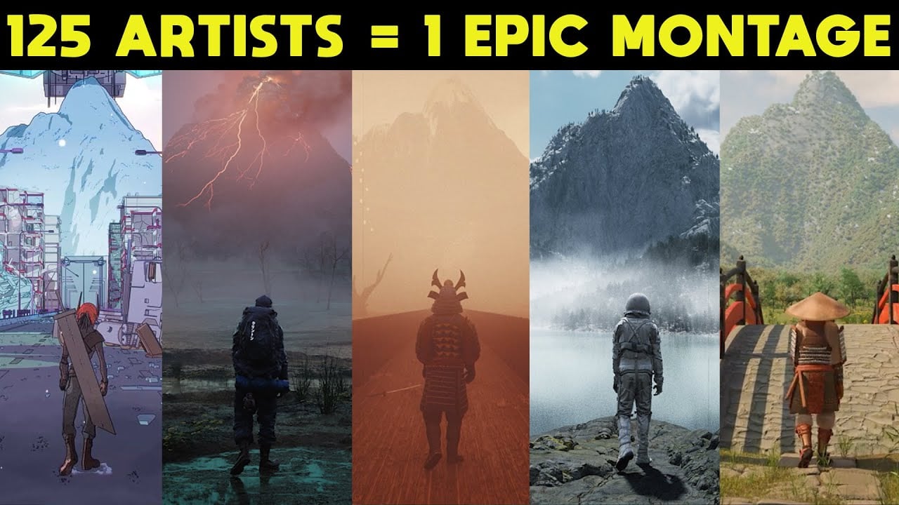 125 CG Artists Each Take on the Same Base Scene with Very Different Results