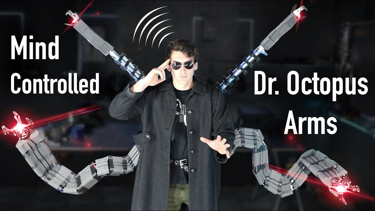 Doctor Octopus Arms Octopus Robot Arm Enhances Human Machine