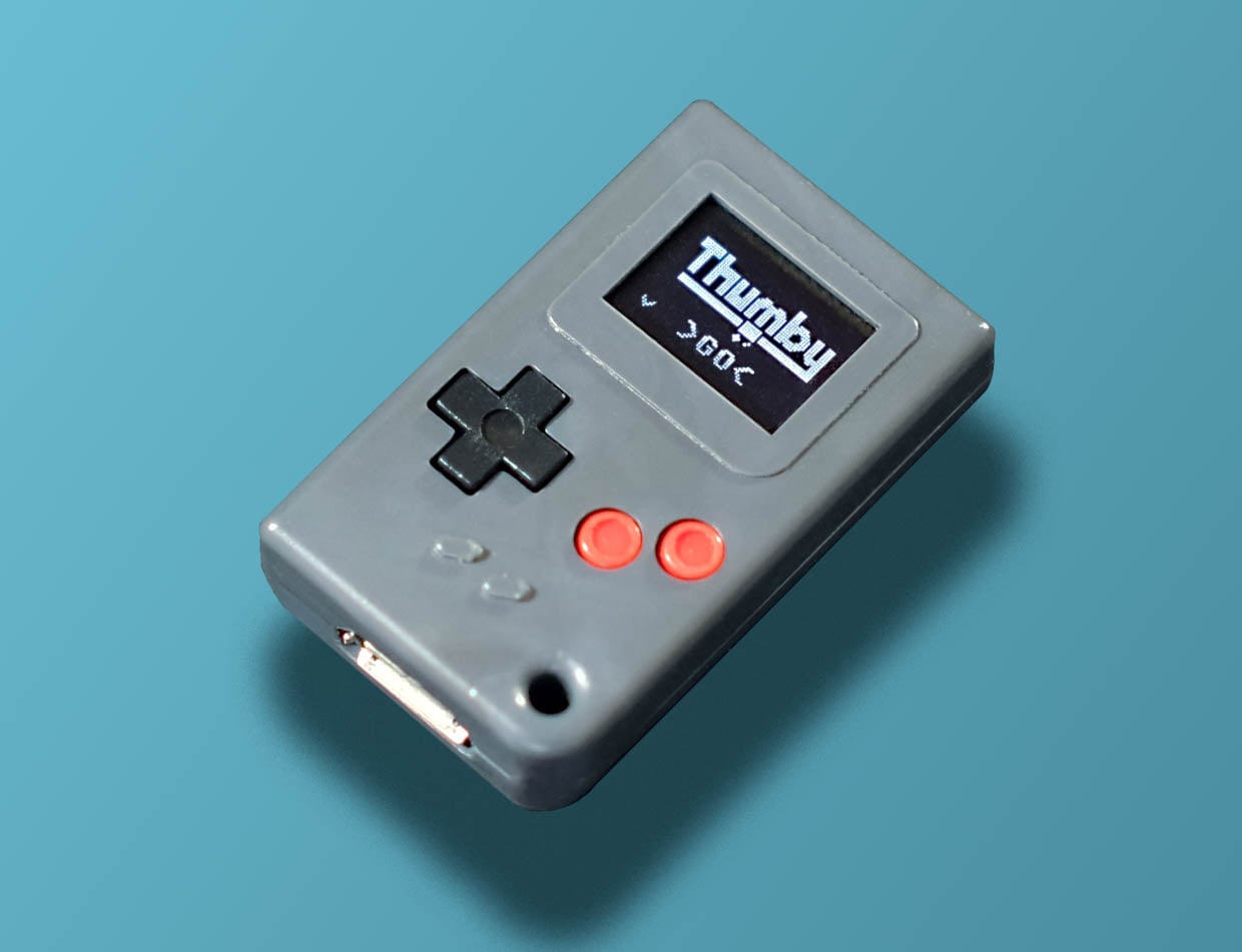 The Thumby Is a Game Boy You Can Fit in Your Palm