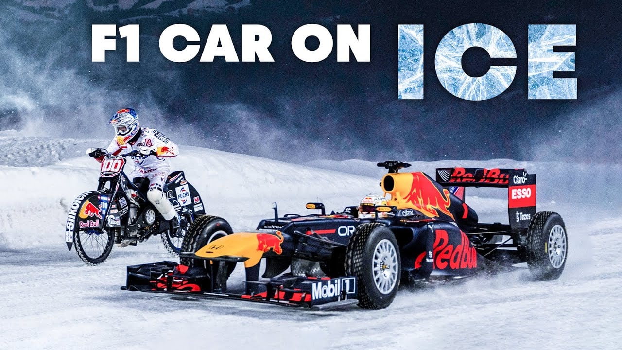 Max Verstappen Goes Ice Driving in His F1 Car