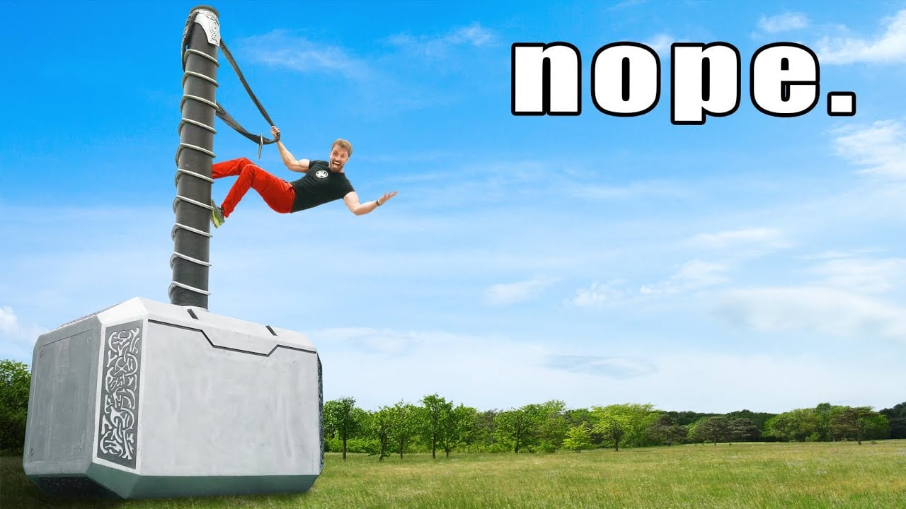 These Guys Built the World's Largest Thor's Hammer