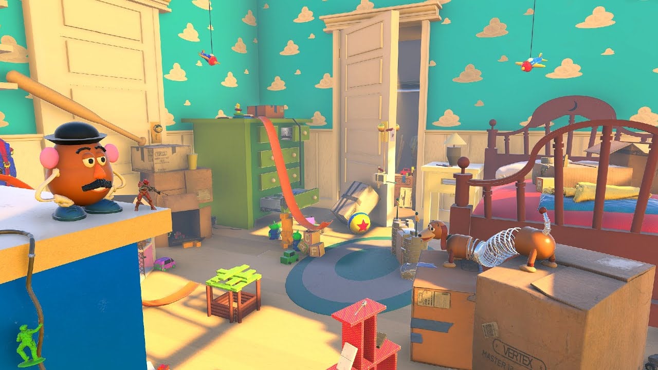 This Guy Built Andy's Room from Toy Story in Halo Infinite Forge