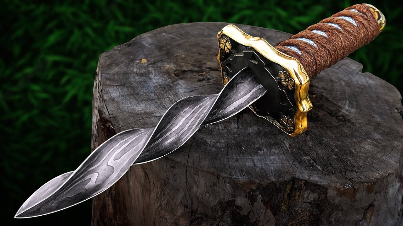 Watch a Knifemaker Create a Forbidden Japanese Tri-Dagger