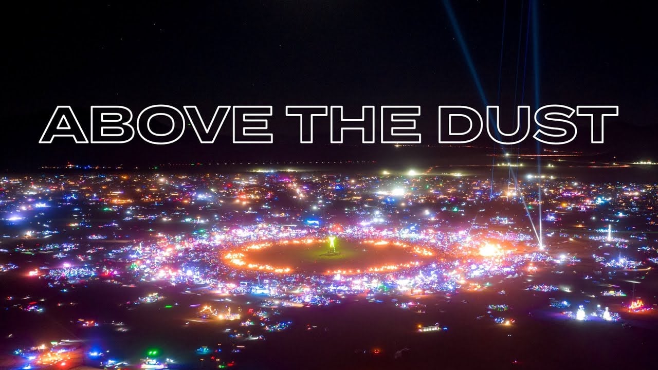 This Time-Lapse Drone Footage Over Burning Man 2022 Is Incredible