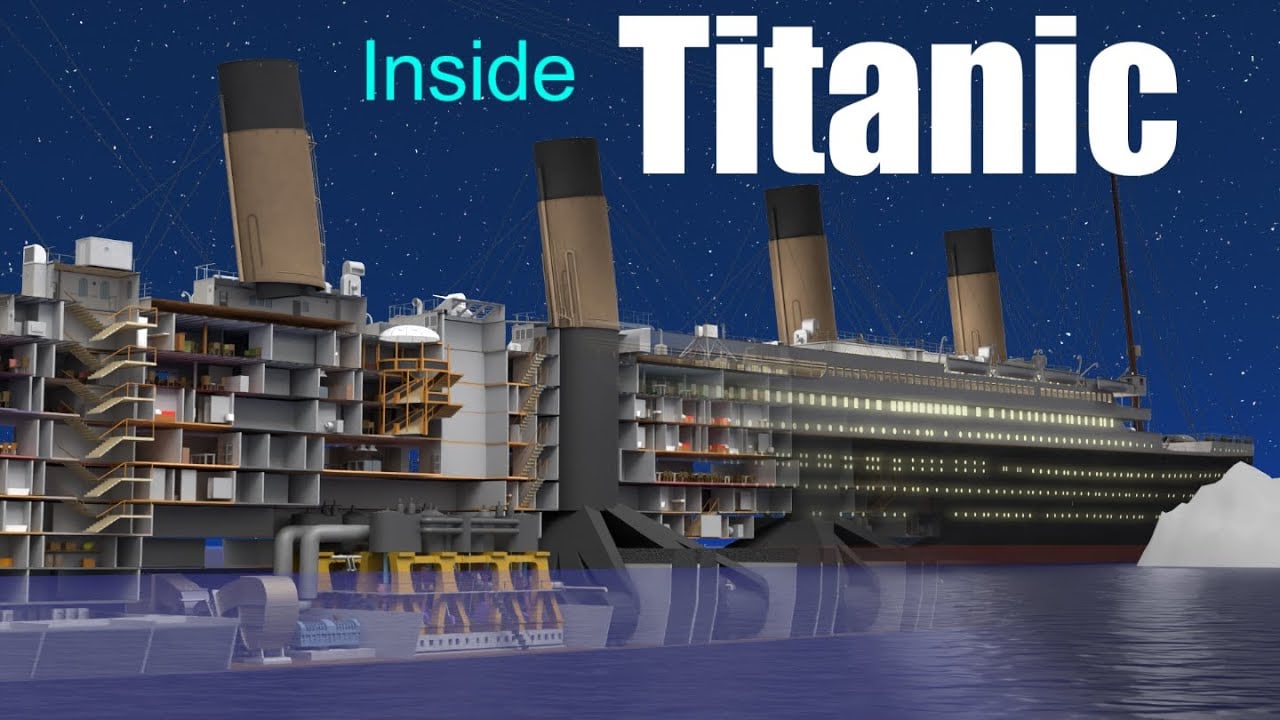 An Incredibly Detailed 3D Illustration of The Titanic