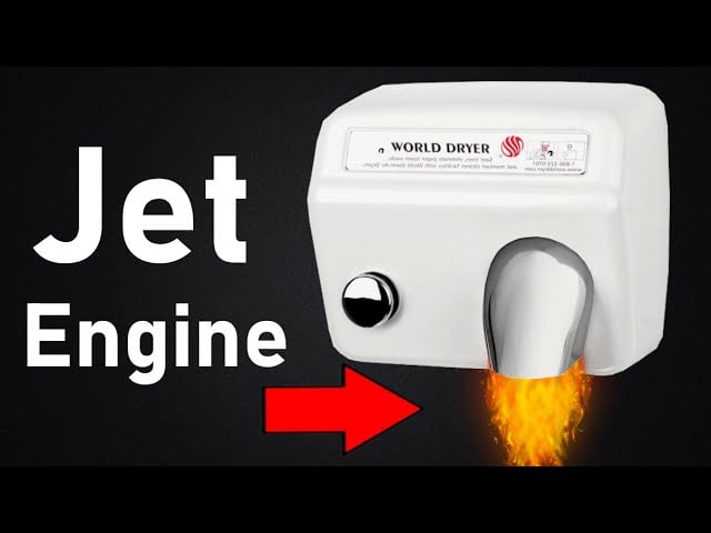 The World's Fastest Hand Dryer Uses a Jet Engine