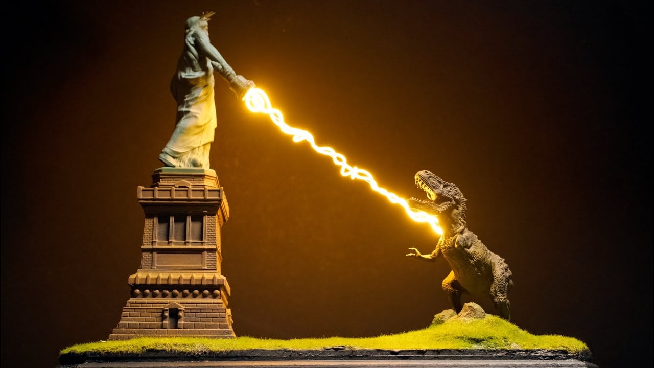 If The Statue of Liberty's Job Was to Defend America from Giant Monsters