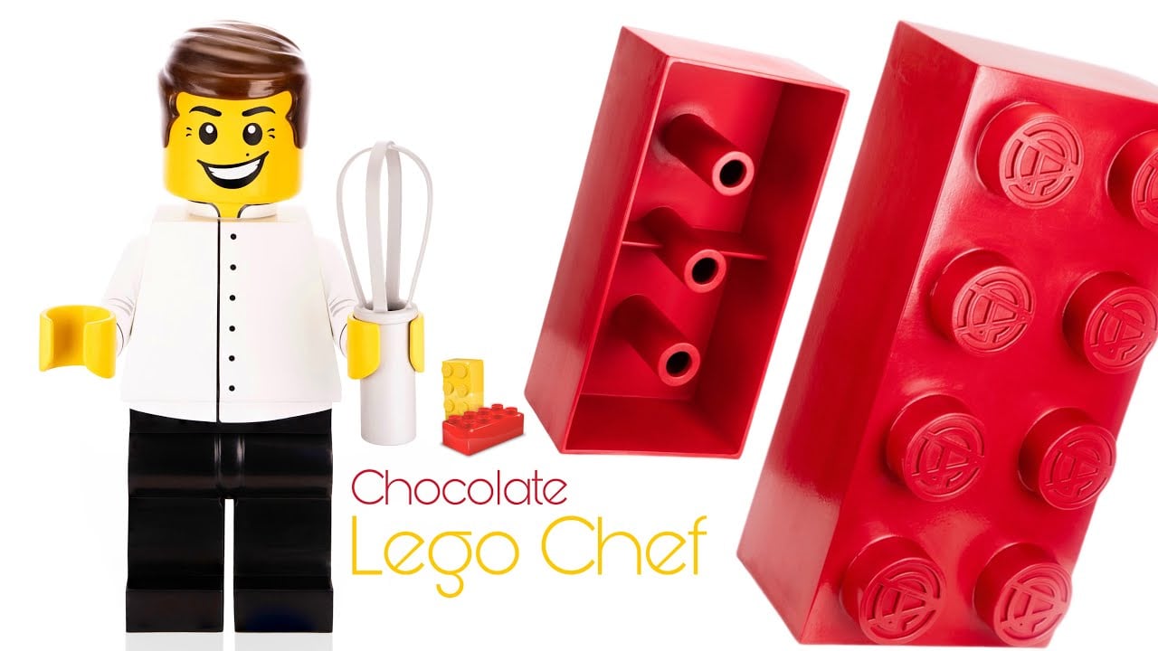 Making a Giant Chocolate LEGO Minifig