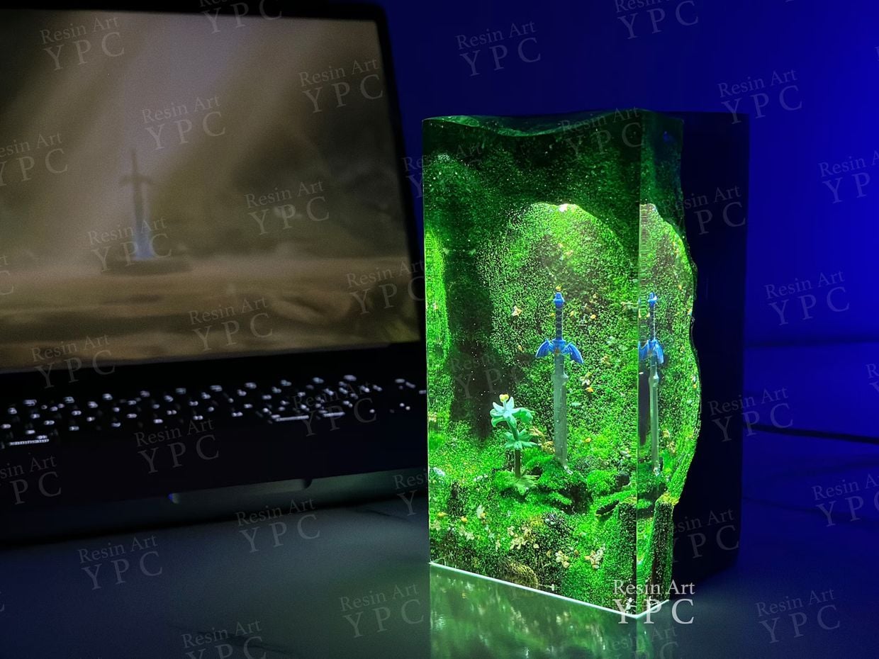 Wake Up and Grab This Handmade Zelda Master Sword Nightlight