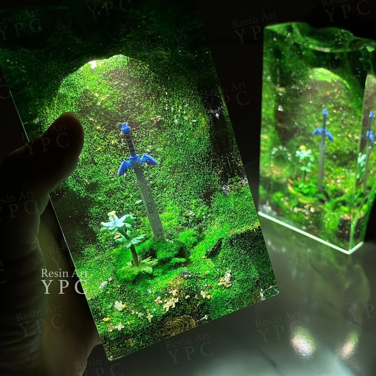 Wake Up and Grab This Handmade Zelda Master Sword Nightlight