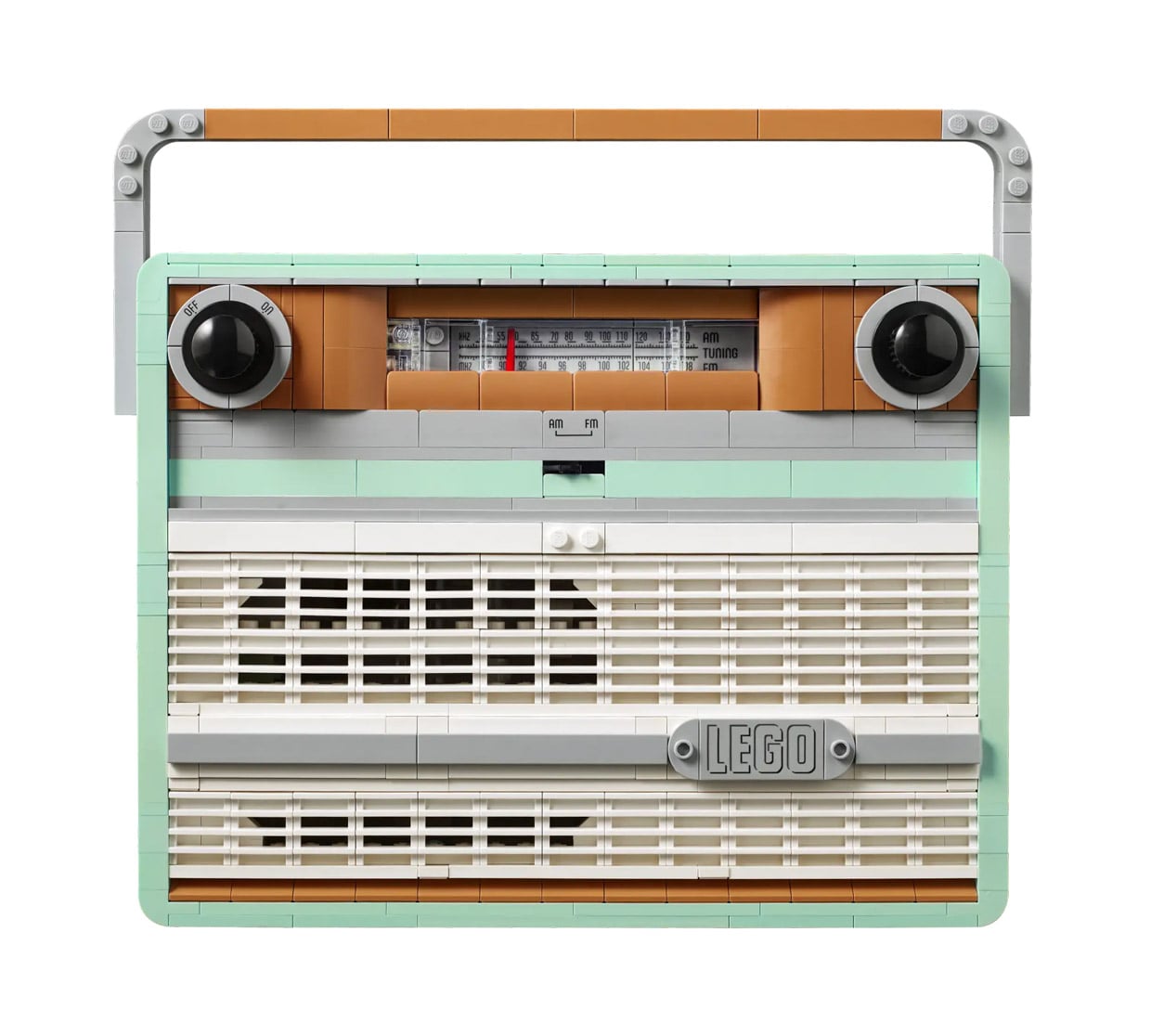 LEGO Icons Retro Radio Plays Old-Time Radio Sounds
