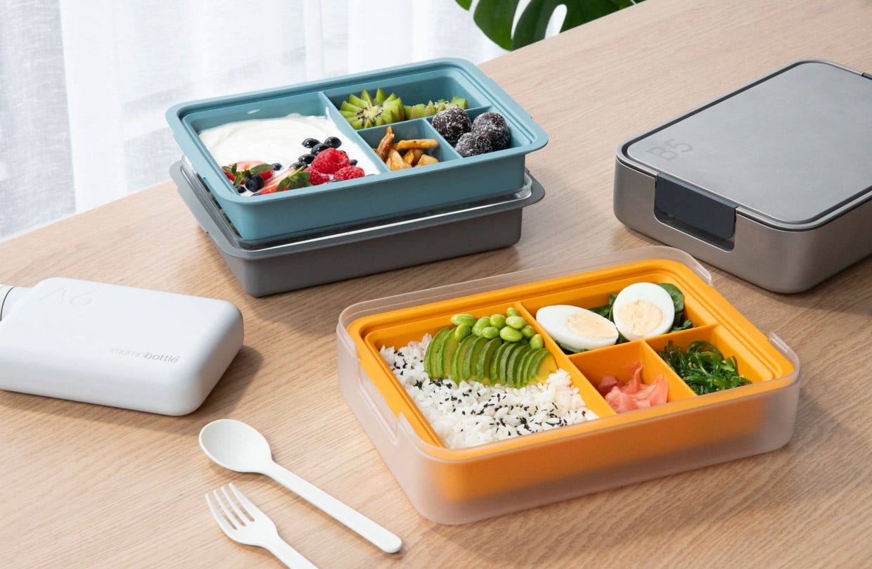 The Memobento Is a Modular Lunchbox You Can Cook In