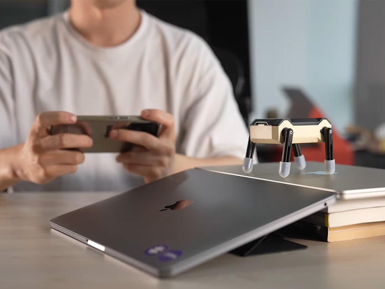 KT2: A Tiny Walking Robot for Your Desktop