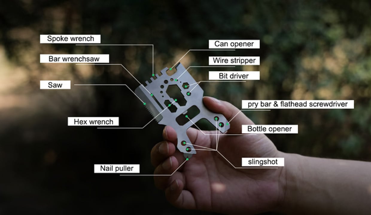 TIX Note Titanium Notebook Handles Rain and Mud and Even Opens Bottles