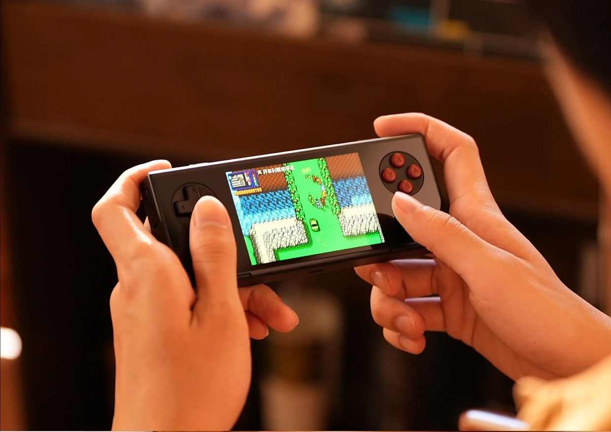 This New Android Handheld Brings Back the Game Boy Micro's Compact Form