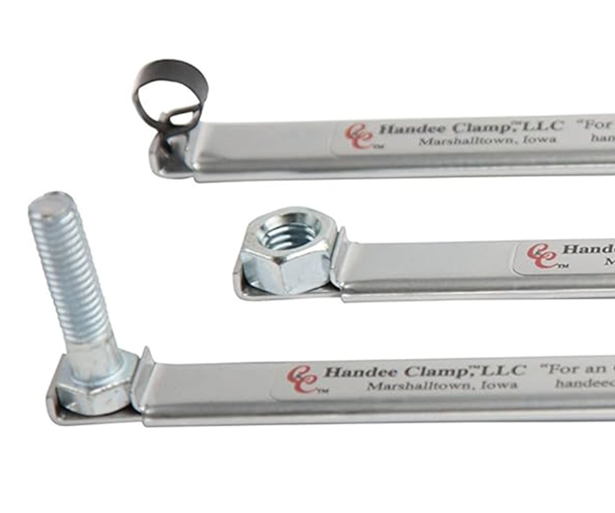 The Handee Clamp Holds Nuts, Bolts, and Hose Clamps In Tight Places