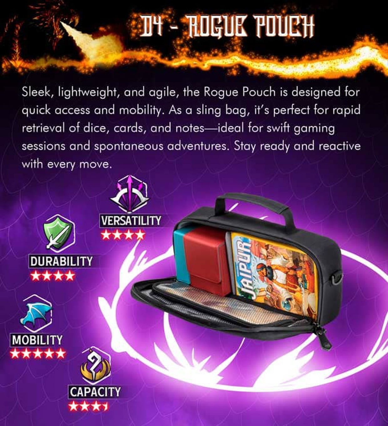 D-Quest Modular Board Game Bags Carry All Your Tabletop Gaming Gear