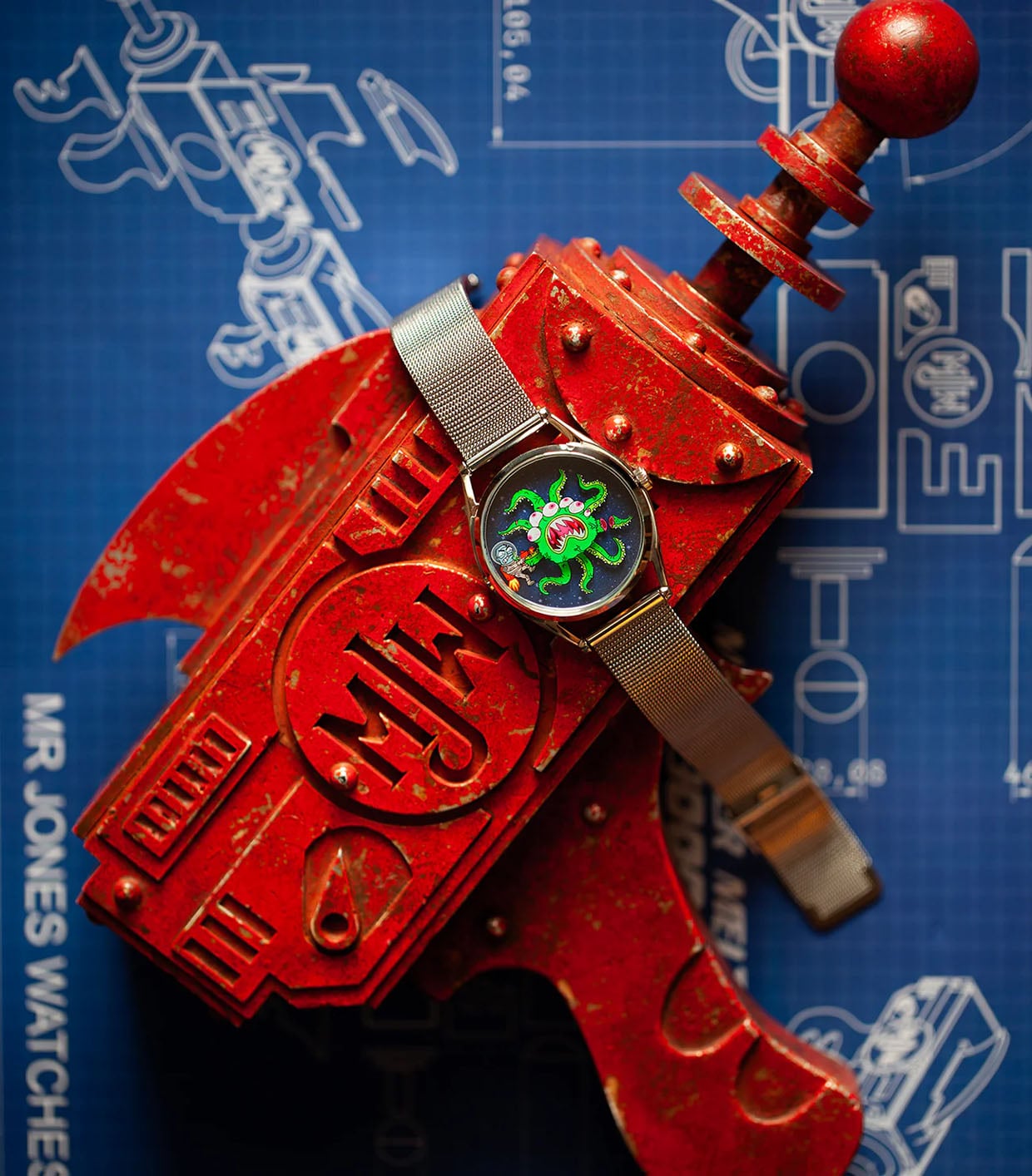 This Irreverent Cartoon Spaceman Watch Pays Homage to Sci-Fi Classics