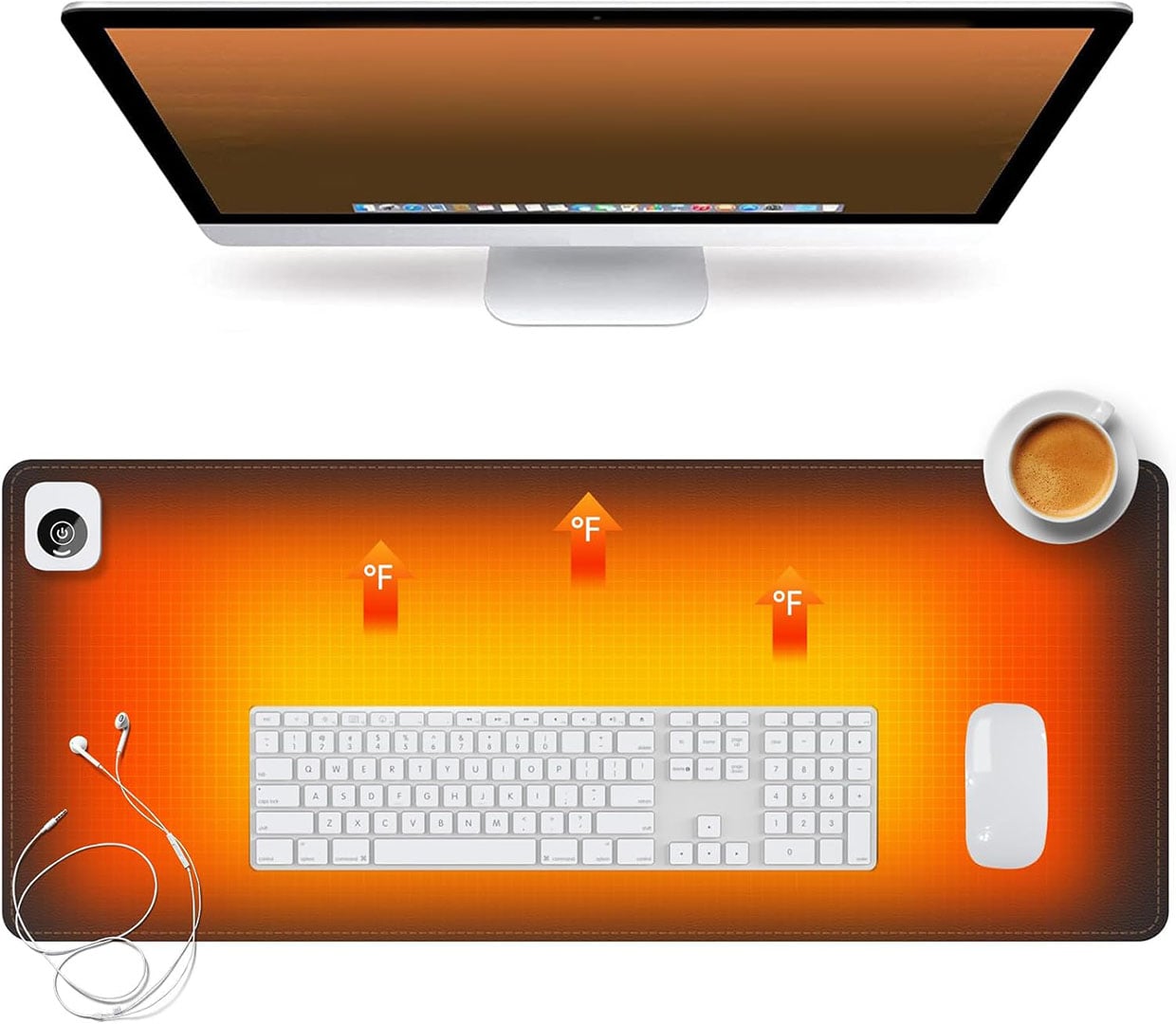 Stay Toasty While You're on Your Pc with This Heated Deskpad