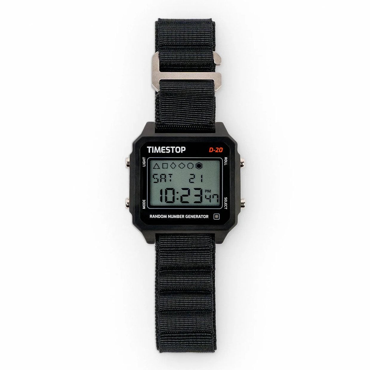 The Timestop D-20 Watch Tells the Time and Your Chance to Hit