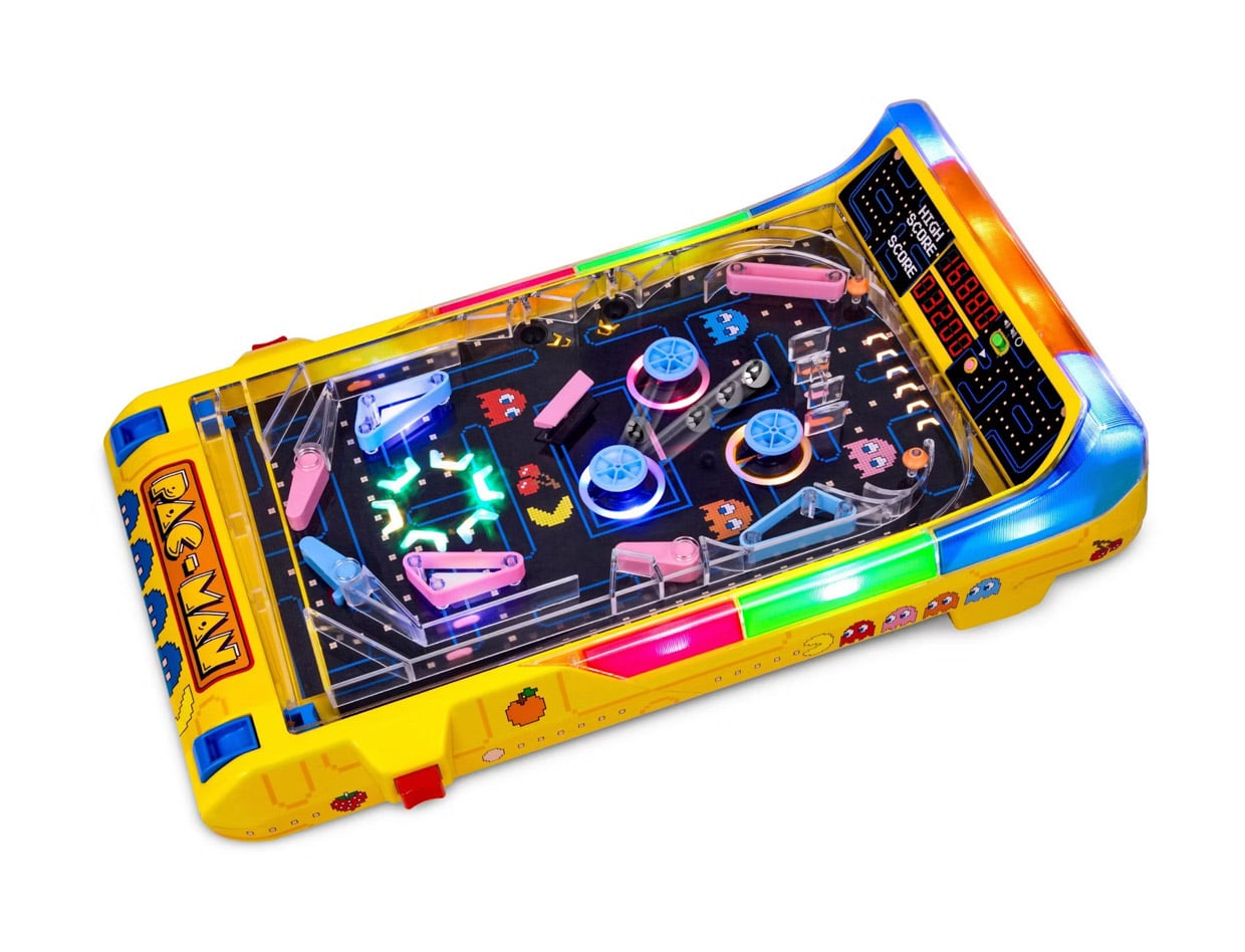 Pac-Man Arcade Pro Tabletop Pinball Brings Big Table Features