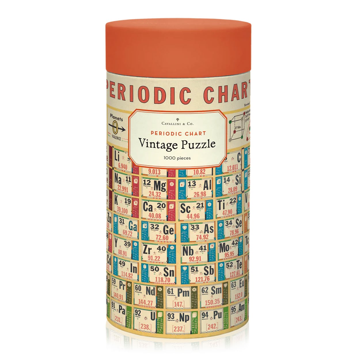 This Vintage Periodic Chart Puzzle Is a Great Gift for Chemistry Geeks