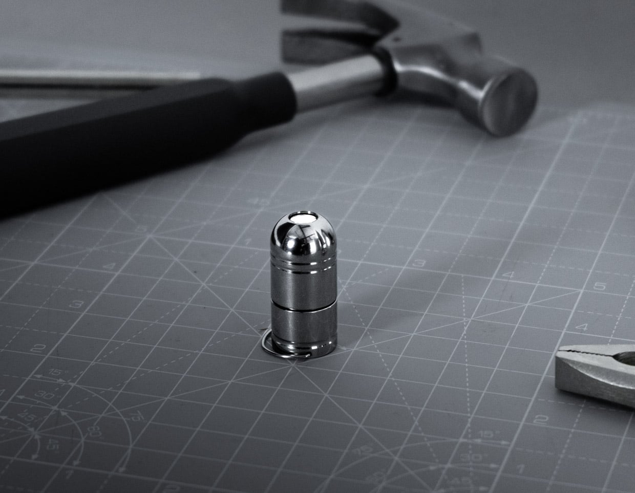 The Picotorch Tiny Flashlight Measures Less than 1.5 Inches Long